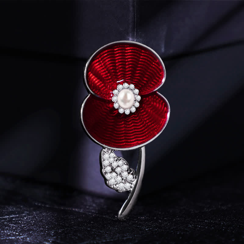 Women's Remembrance Day Poppy Brooch – au.floraltrip